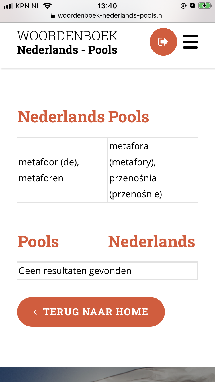 Wat is een metafoor? | Woordenboek Nederlands - Pools